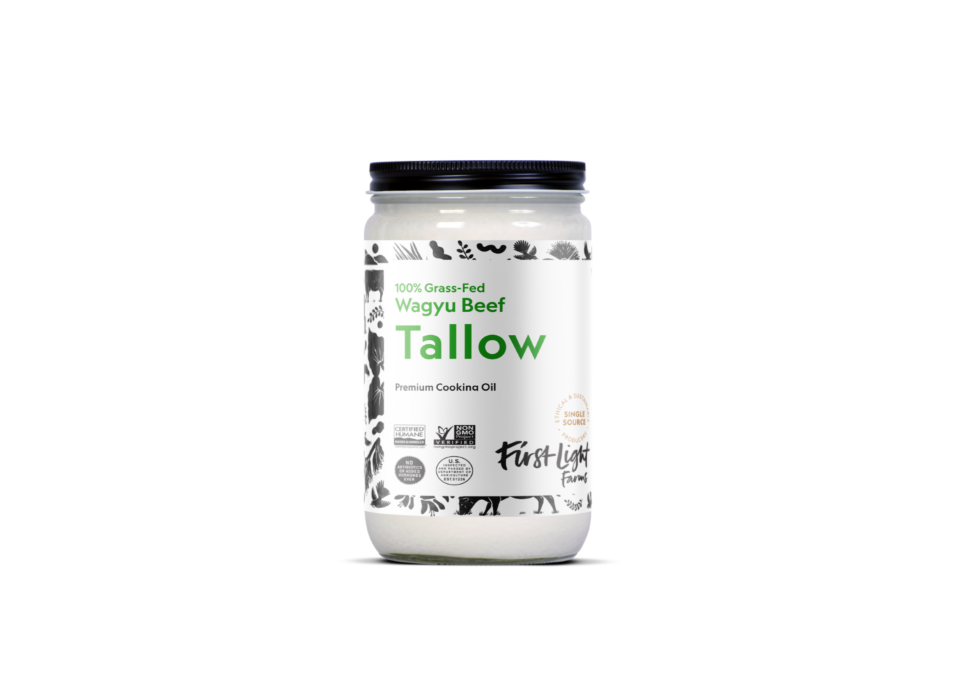 100% Grass-Fed Wagyu Beef Tallow - First Light USA